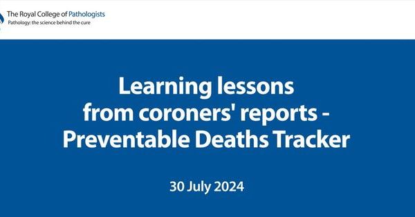 Learning lessons from coroners’ reports – Preventable Deaths Tracker